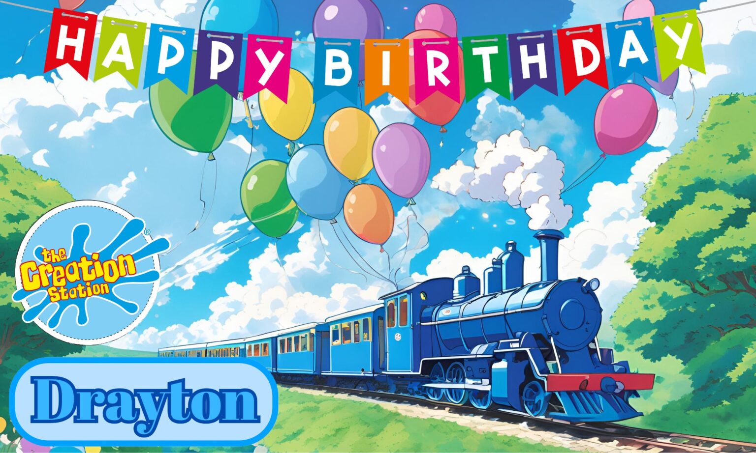 Thomas’ 80th Birthday – Trainmaster & the Creation Station! Monday 12th ...
